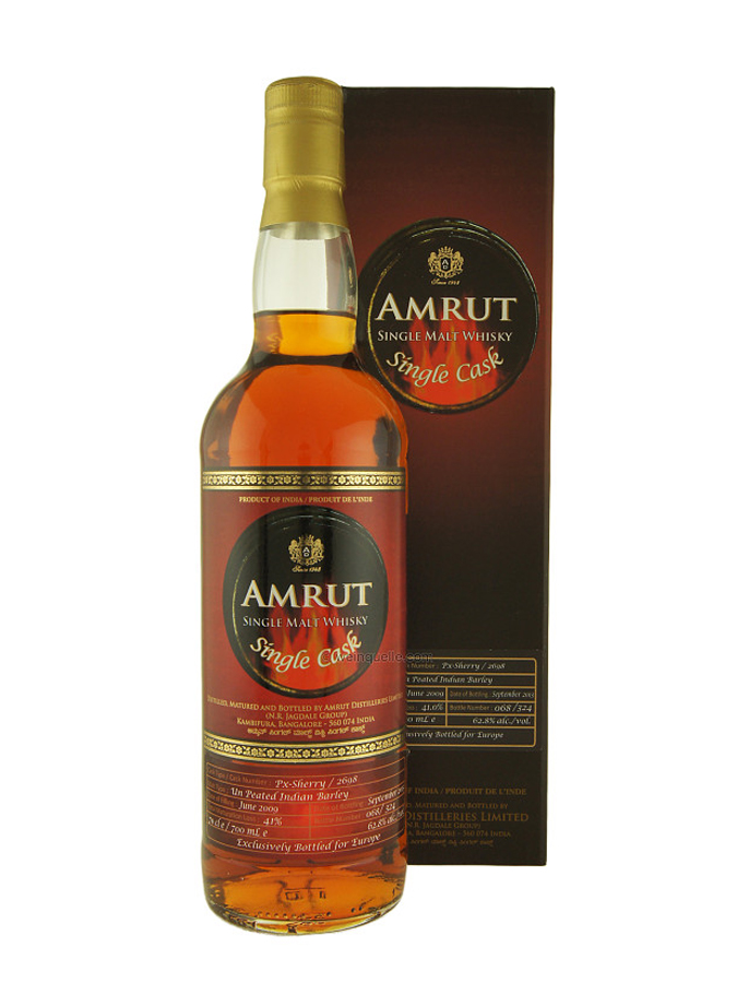 AMRUT Amrut Single Cask # 4678 PX Peated - La Maison du Whisky Singapore